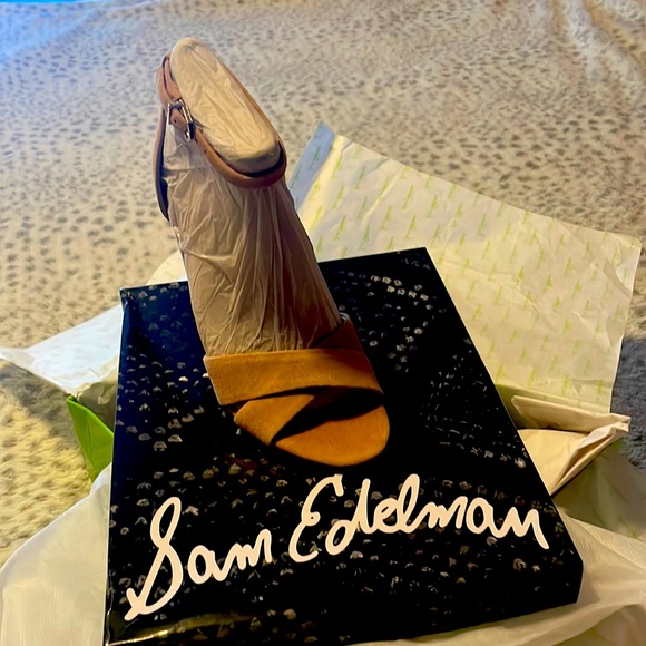 Sam Edelman | Shoes | Sam Edelman Yancy Golden Carmel Suede | Poshmark